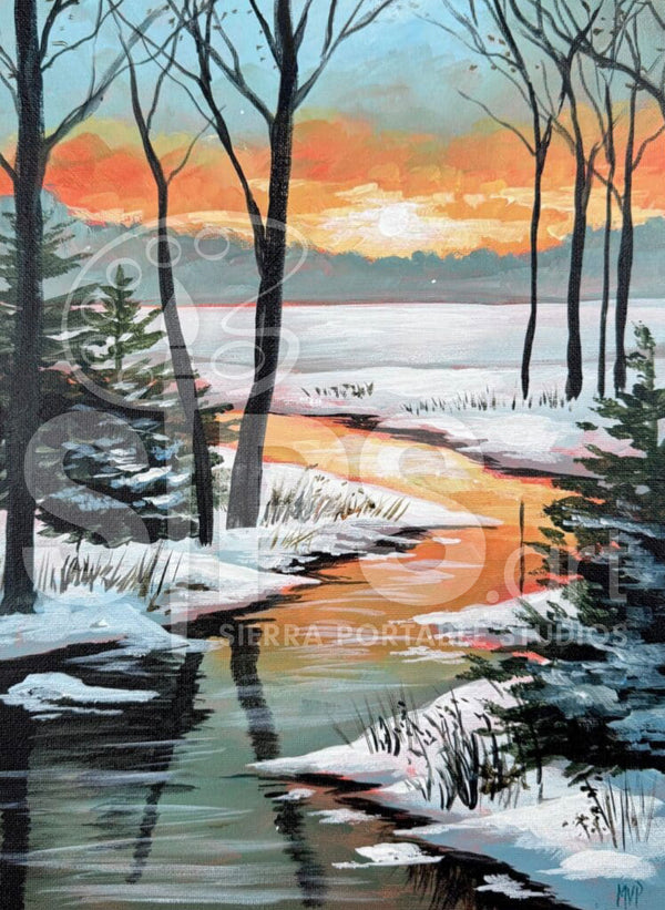 Winter Stream Paint & Sip – 5 Mile House Feb 16th – SiPS.art